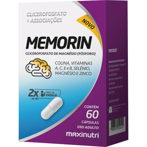 Memorin 60 Cápsulas Maxinutri