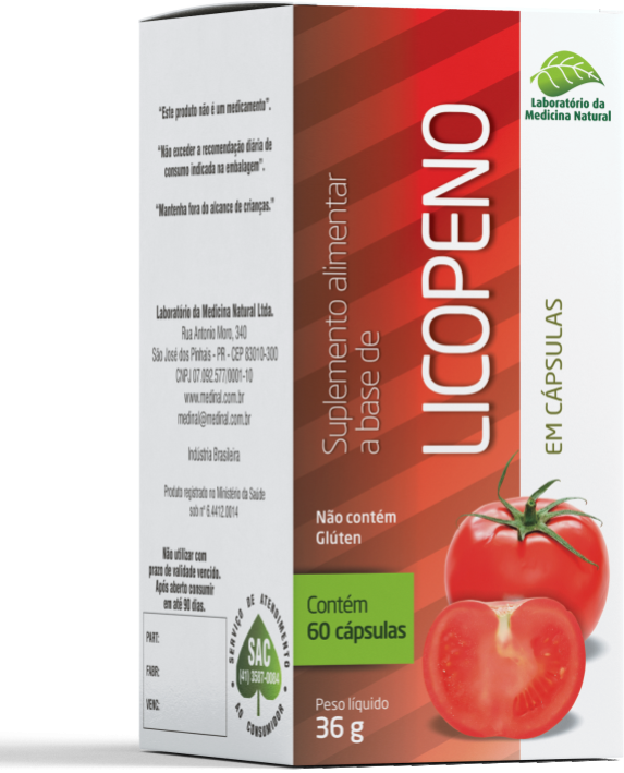 Licopeno 60 cápsulas 500mg Medinal